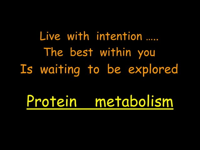 Digestion protein, absorption amino acid and amino acid pool | PPT
