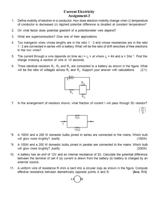 Class 12 hhw assignment | DOCX