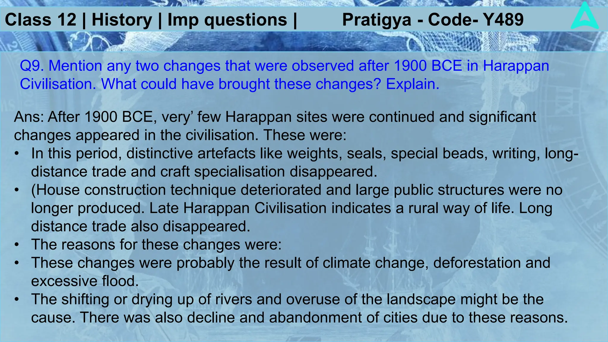 Class 12 History 3 Marker Questions-invert.pdf