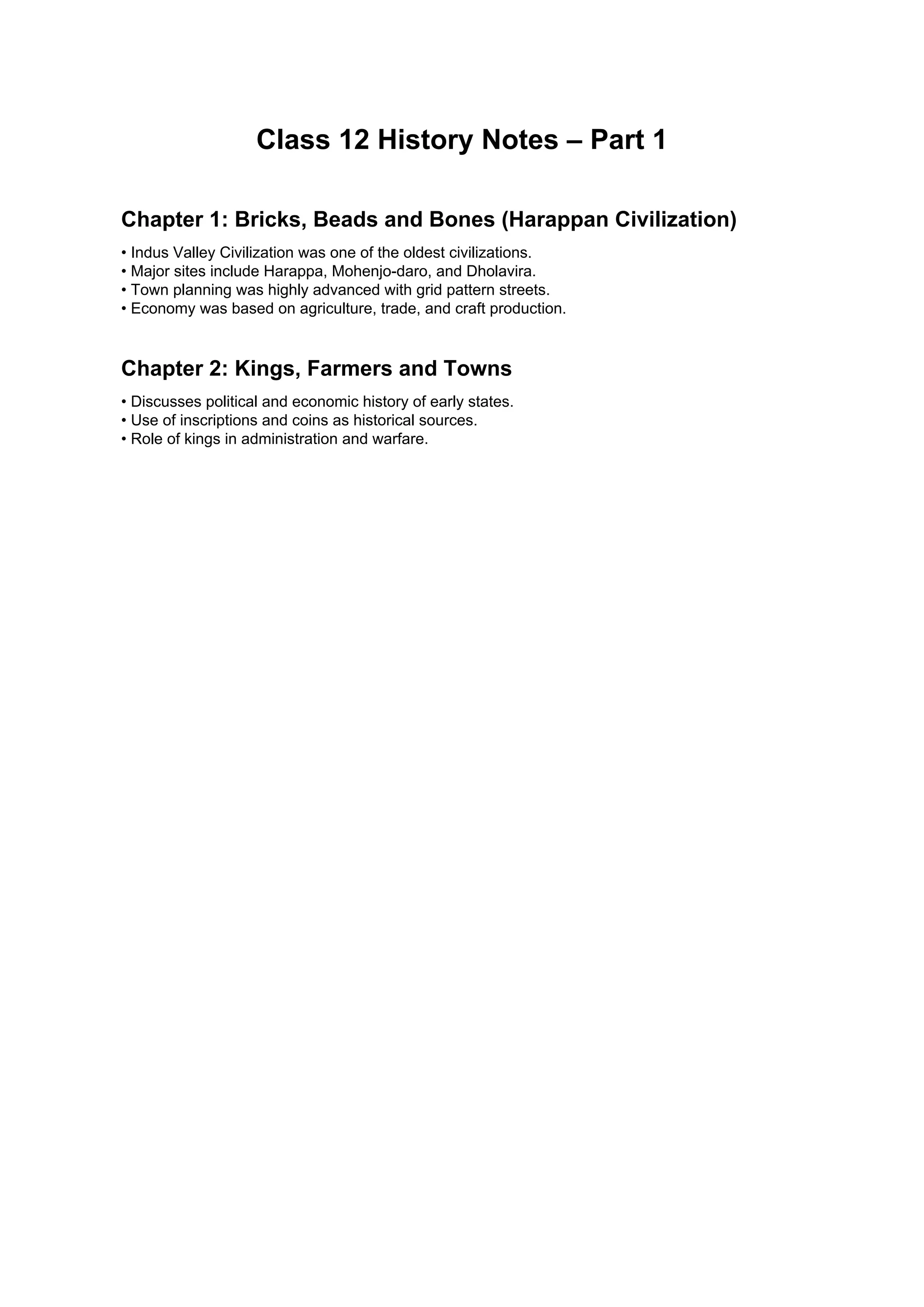 Class_12_History_Notes_1.pdf history education | PDF