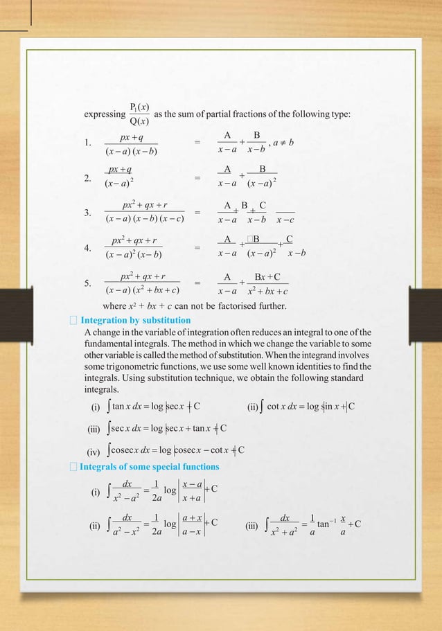 CBSE Class 12 Mathematics formulas | PPTX | Programming Languages | Computing