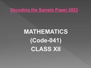class 12 MATHS CATALYST.pptx