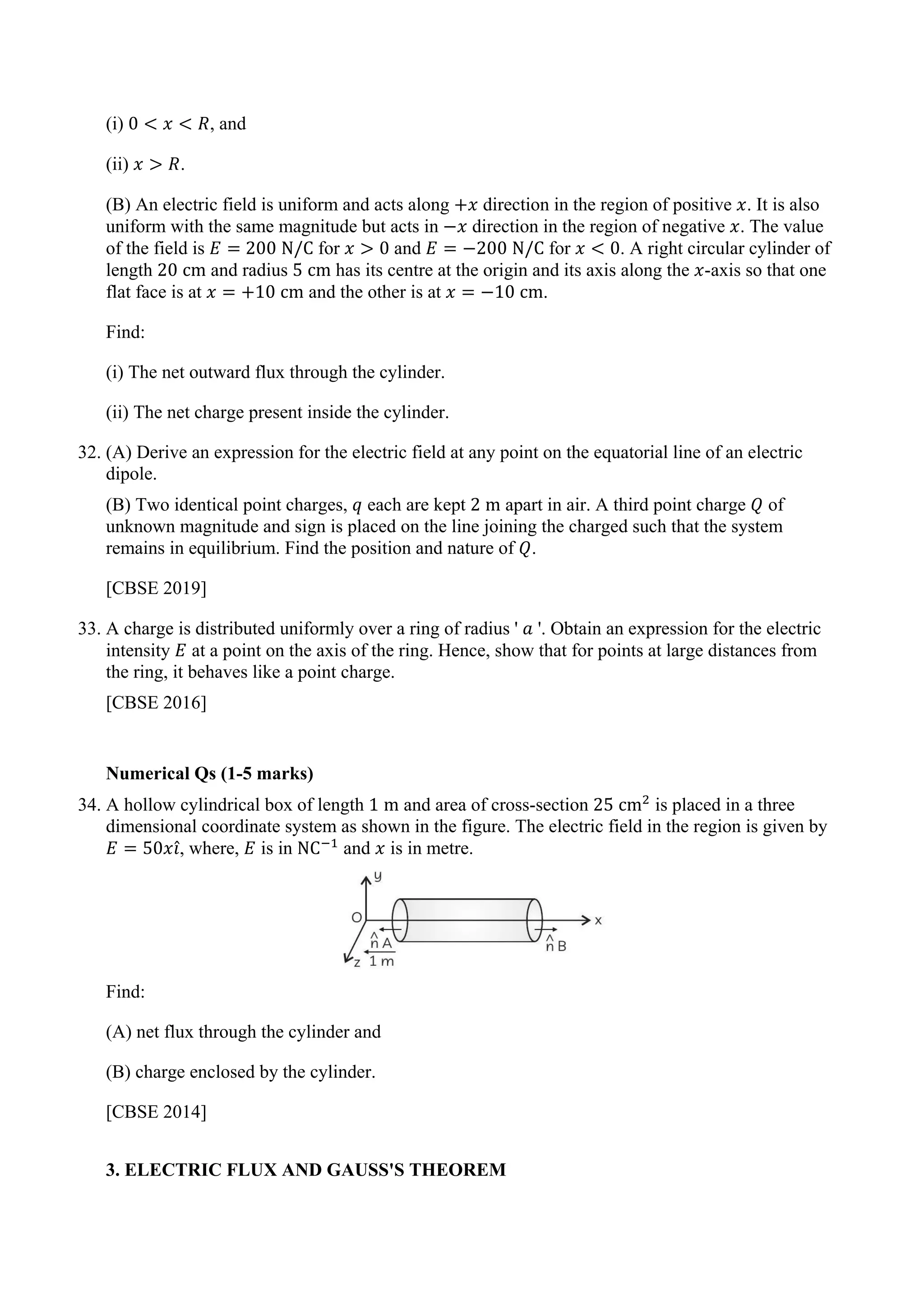 Class 12 Physics CBSE PYQ Chapter Wise Topic Wise.pdf | Physics | Science