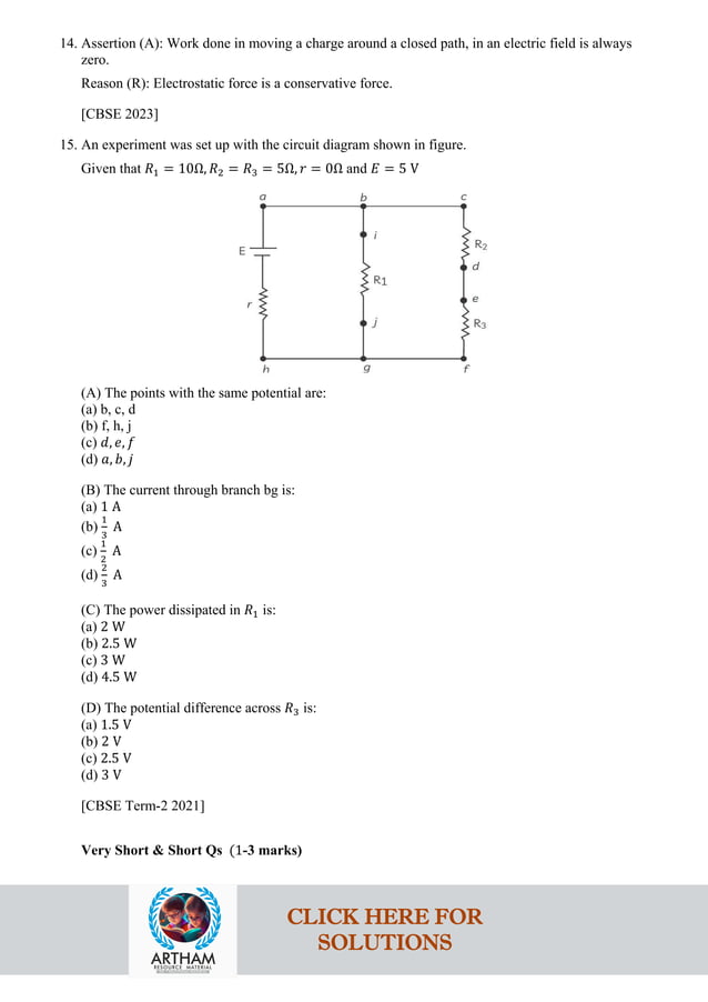 Class 12 Physics CBSE PYQ Chapter Wise Topic Wise.pdf | Physics | Science