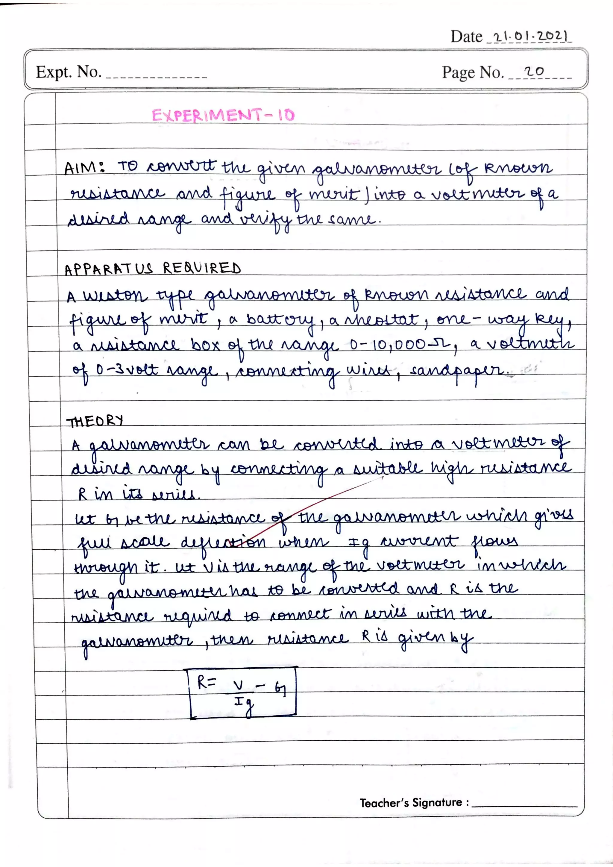CLASS 12th PHYSICS PRACTICAL FILE | PDF