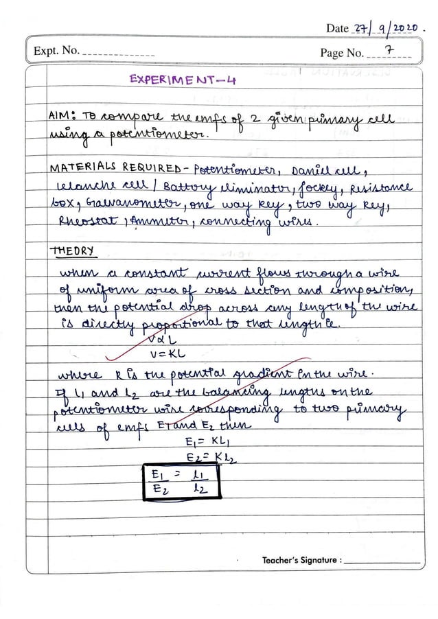 CLASS 12th PHYSICS PRACTICAL FILE | PDF