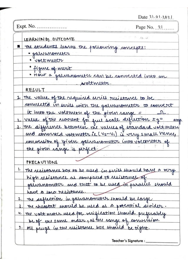 CLASS 12th PHYSICS PRACTICAL FILE | PDF