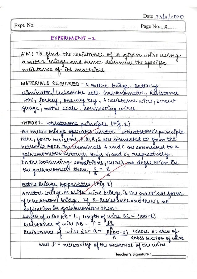 CLASS 12th PHYSICS PRACTICAL FILE | PDF