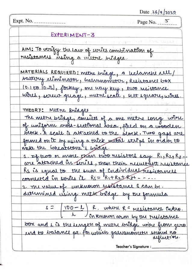 CLASS 12th PHYSICS PRACTICAL FILE | PDF