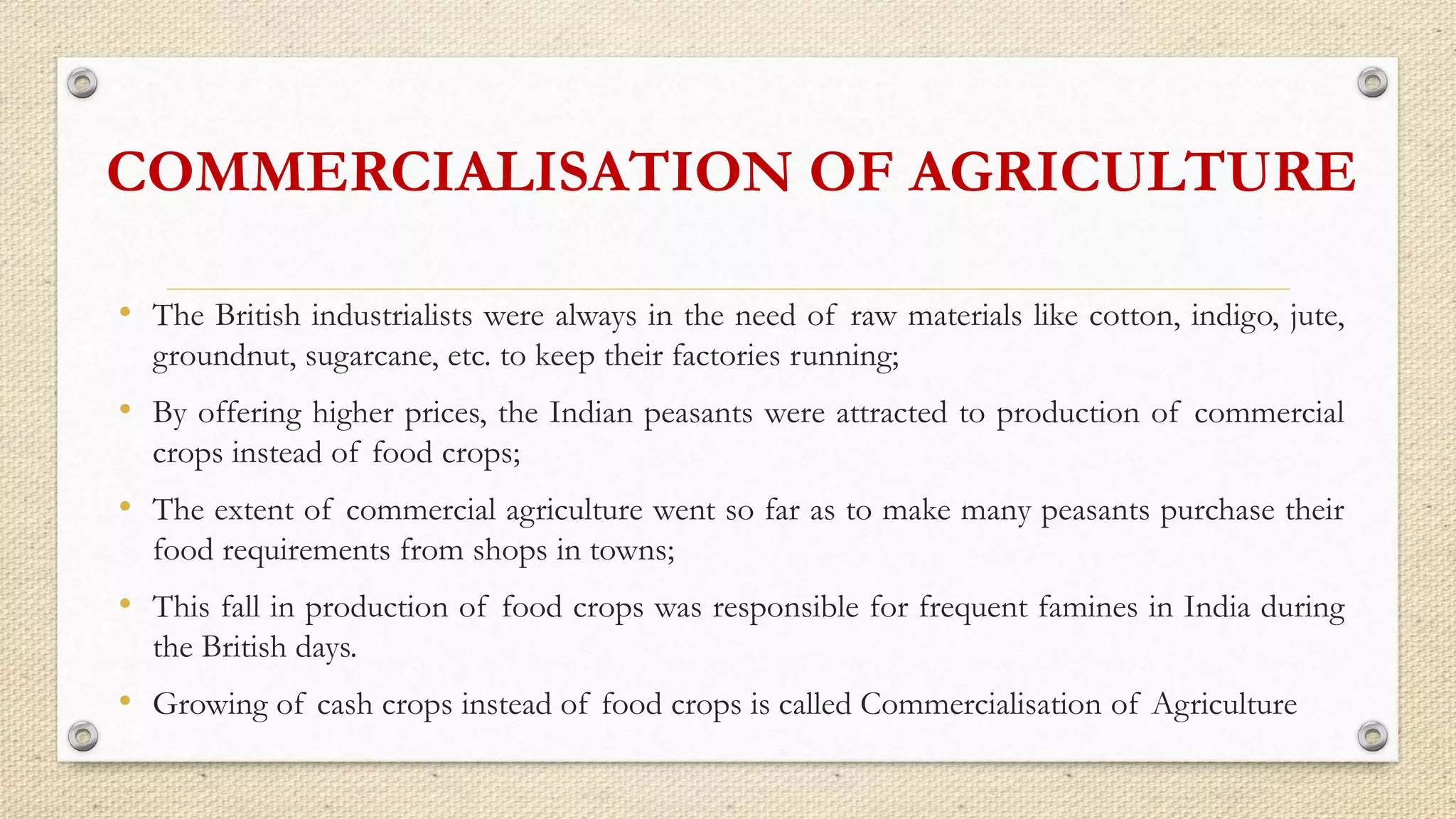 INDIAN ECONOMY ON THE EVE OF INDEPENDENCE | PPTX