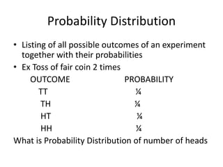 Class 12 Probability Distributions.pptx | Physics | Science