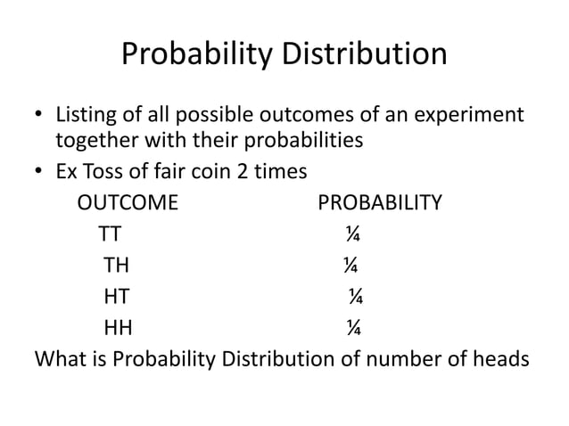 Class 12 Probability Distributions.pptx | Physics | Science