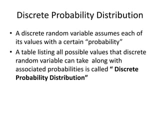 Class 12 Probability Distributions.pptx | Physics | Science