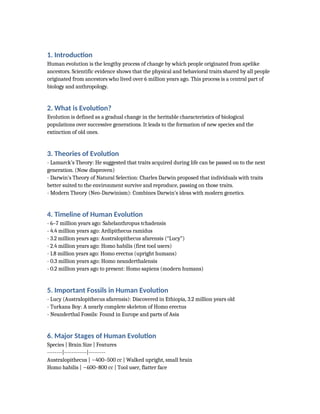 Class_12_Project_Human_Evolution.docxfor 12th | DOCX