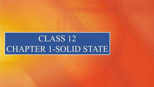 Class 12, subject chemistry chapter name solid state, topic name - calculations involving unit ...