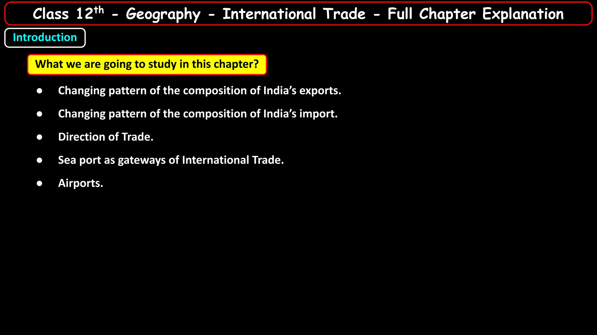 Class 12th - Geography - International Trade bOOK 2.pdf