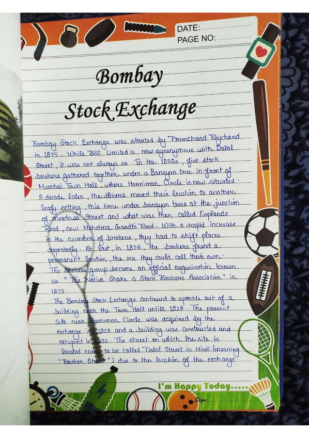 Business Studies Project File on Stock Exchange.pdf