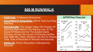 Class12th ch6 test and measurement in sports | PPTX