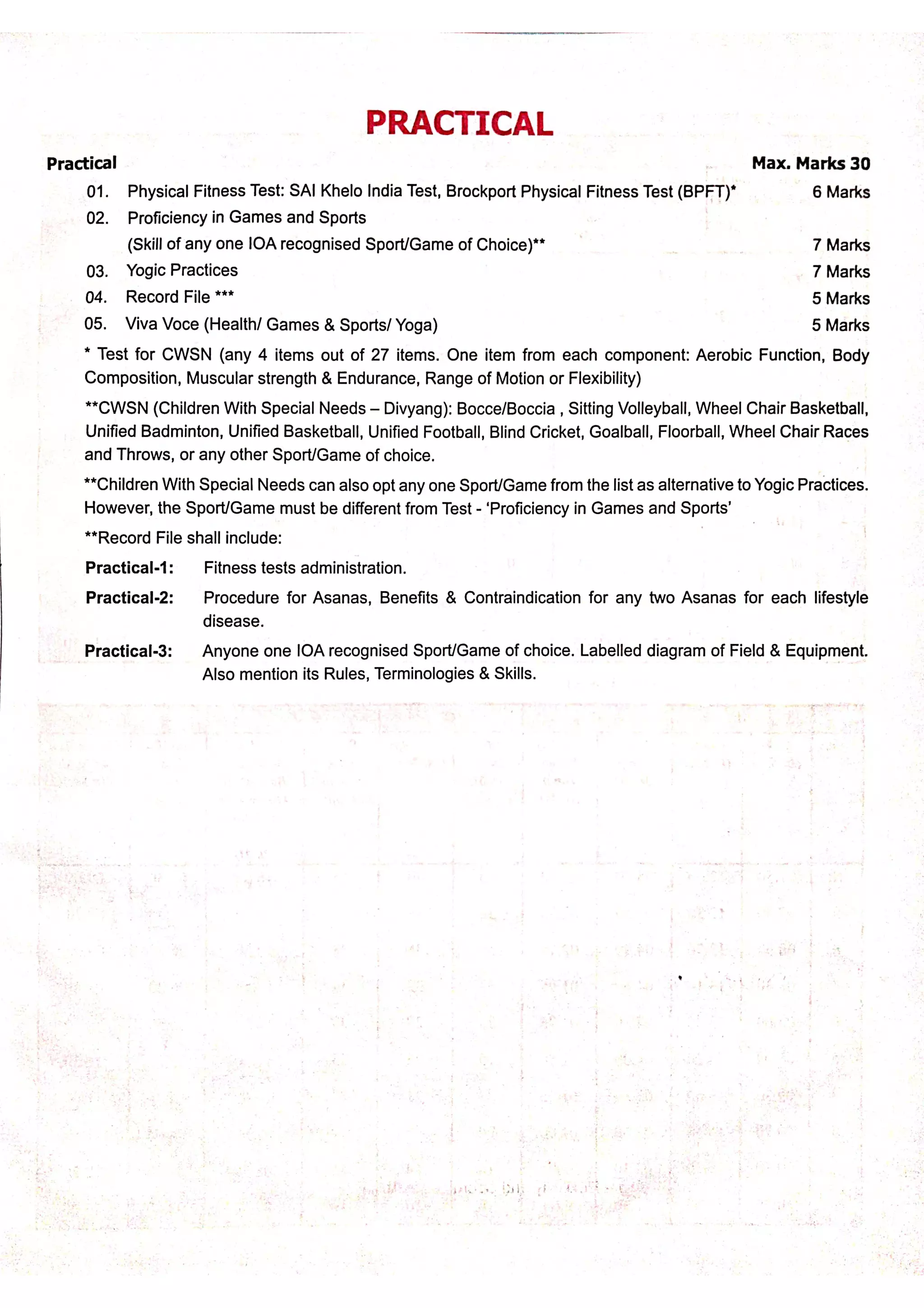 class 12th 2022-23 physical education practical file #physicaleducation #praticalfile | PDF