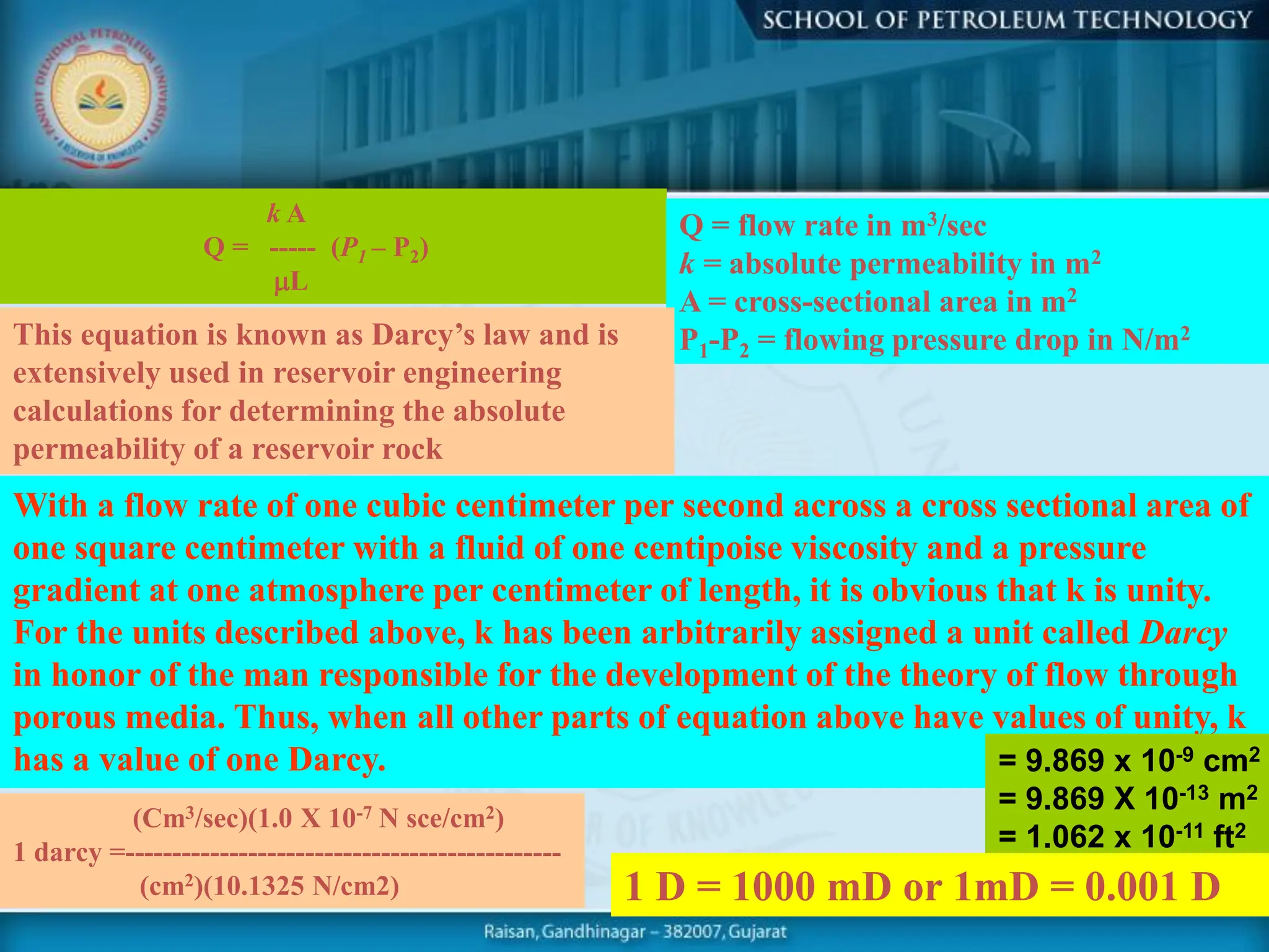 Class 13 (Absolute Permeability) petroleum engg | PDF | Geology | Science