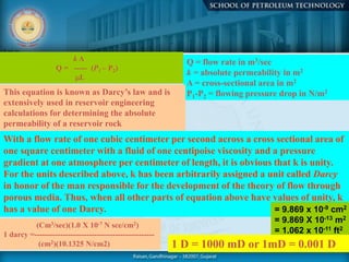 Class 13 (Absolute Permeability) petroleum engg | PDF