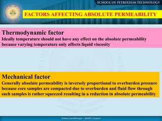 Class 13 (Absolute Permeability) petroleum engg | PDF