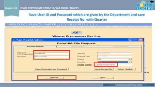 Form 16/16A from TRACESby Jyotikahemantkumar | PPTX