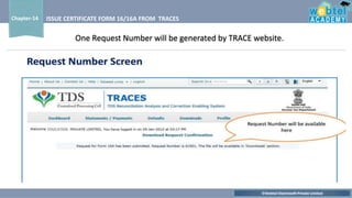 Form 16/16A from TRACESby Jyotikahemantkumar | PPTX
