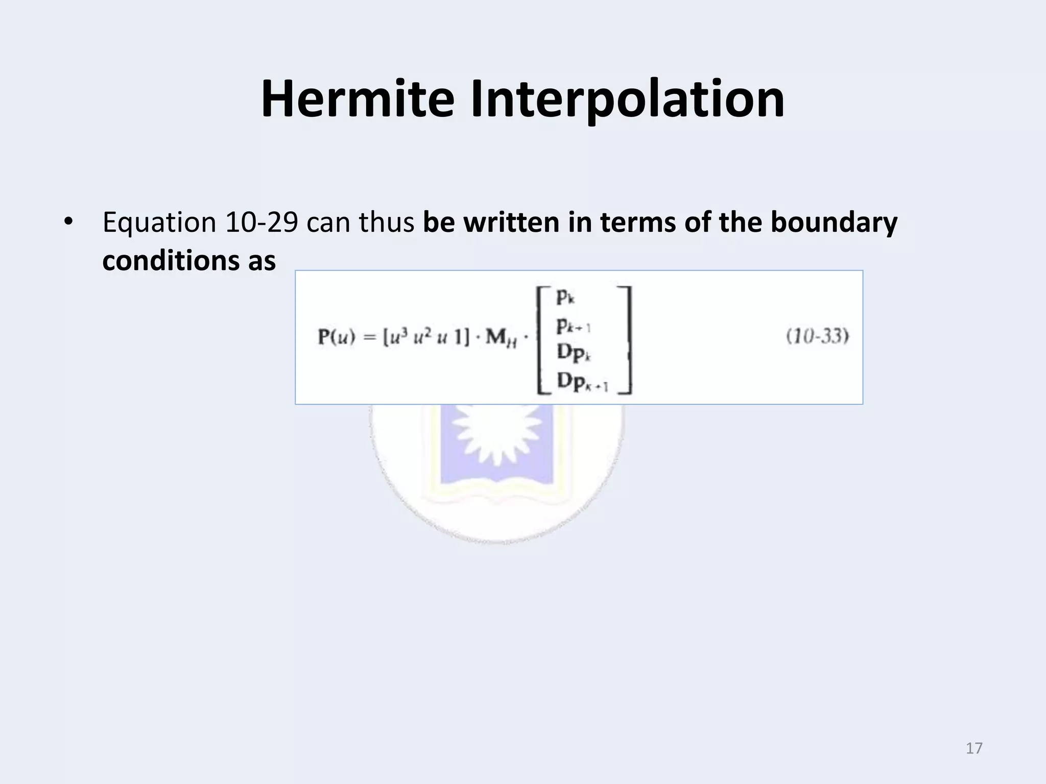 Class 14 3D HermiteInterpolation.pptx