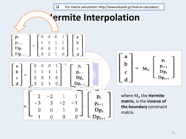Class 14 3D HermiteInterpolation.pptx | Physics | Science