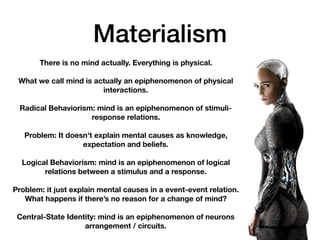 Class 14 the_mind_brain_nproblem | PPT