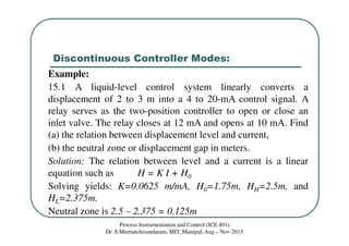 Class 15 control action and controllers | PDF