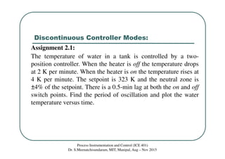 Class 15 control action and controllers | PDF
