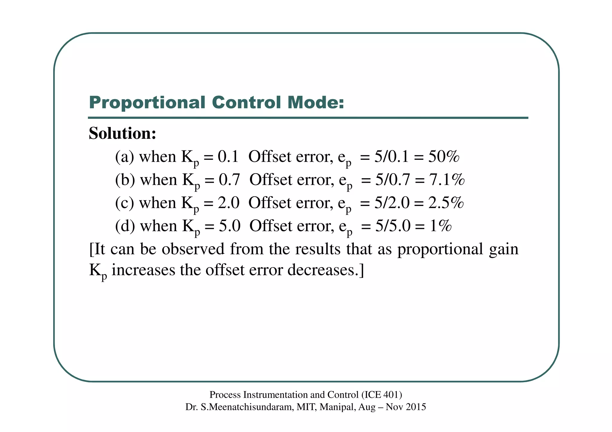 Class 16 floating and proportional control mode | PDF