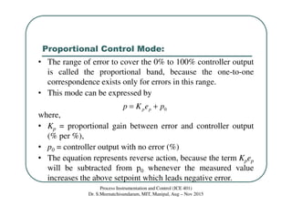 Class 16 floating and proportional control mode | PDF