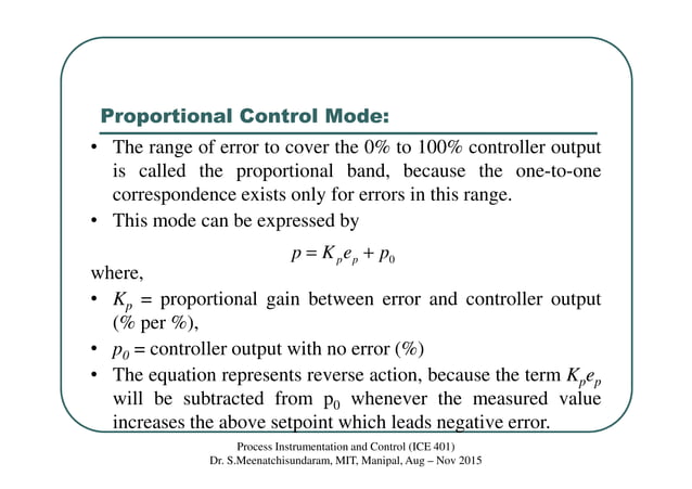Class 16 floating and proportional control mode | PDF | Ice Hockey | Sports