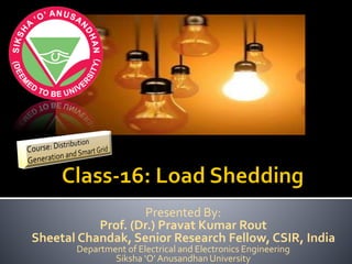 Class 16 load shedding | PDF
