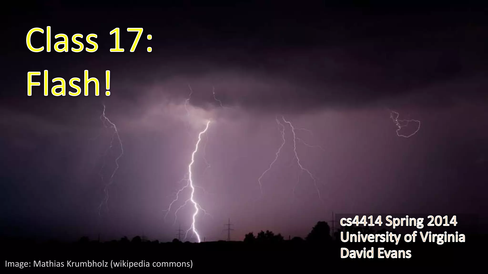 Flash! (Modern File Systems) | PPTX