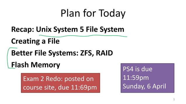 Flash! (Modern File Systems) | PPT