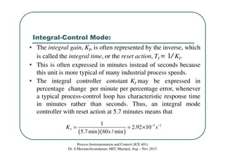 Class 17 integral and derivative control mode | PDF