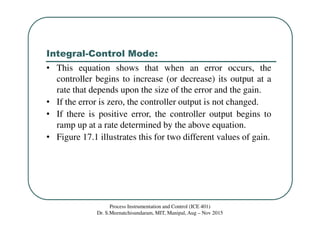 Class 17 integral and derivative control mode | PDF