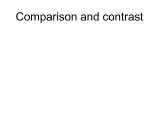 Upper-Intermediate | Comparison and contrast structures | PPTX