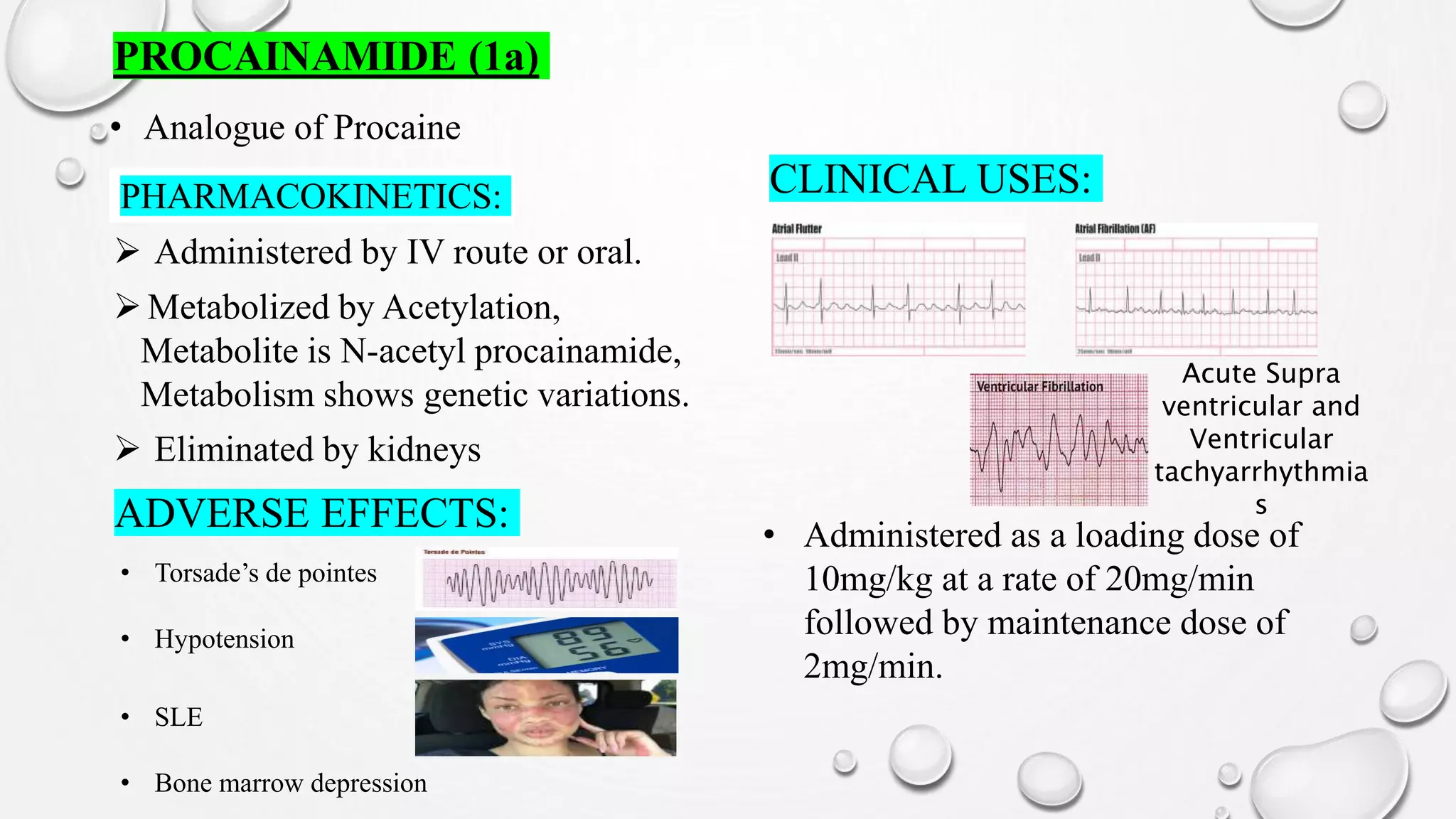 CLASS 1 ANTI-ARRHYTHMIC DRUGS | PPTX
