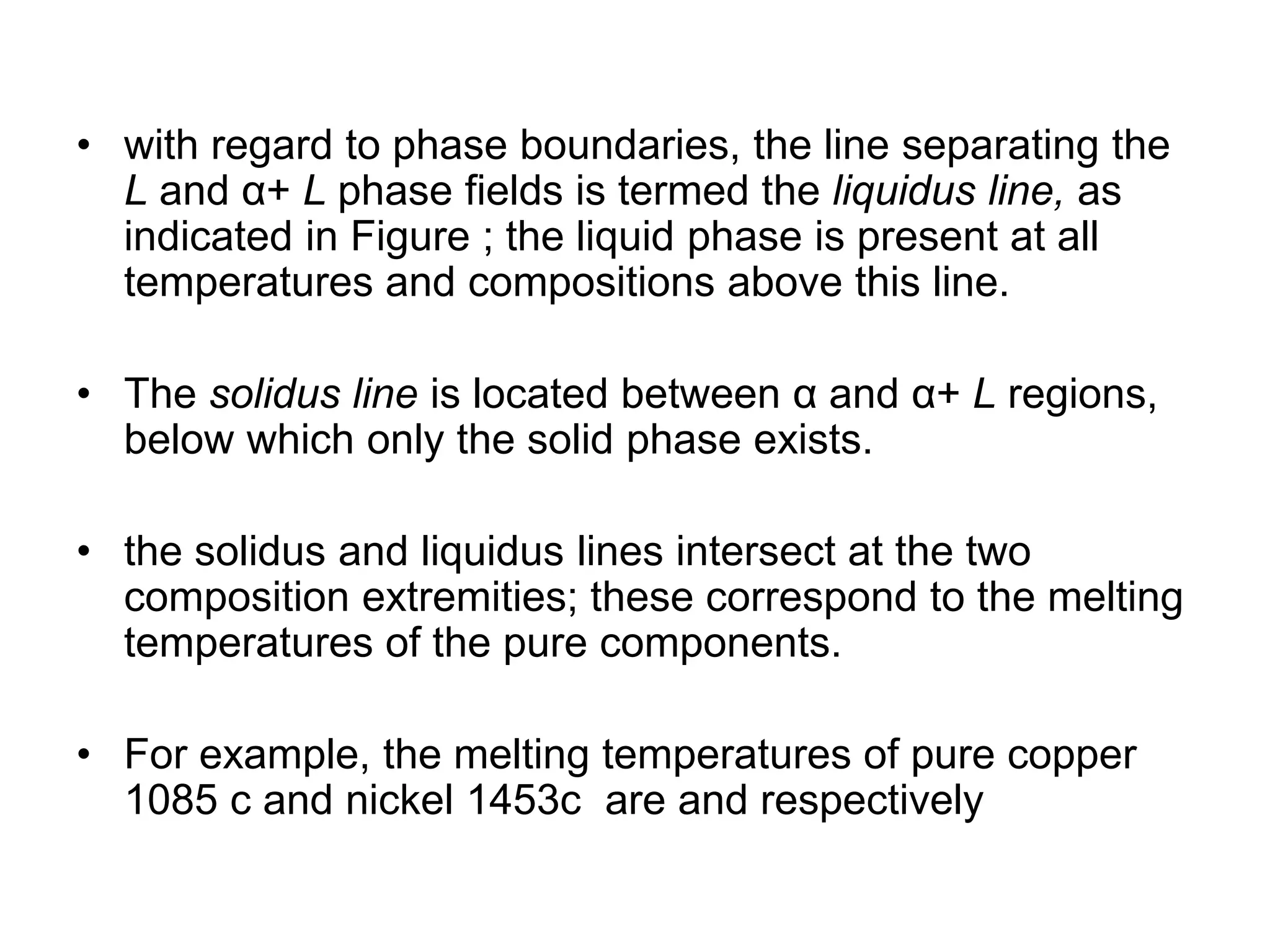 Class 1 binary phase diagrams | PPT