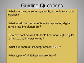 Class1 dgbl ineducationjhu_summer2013 | PPT