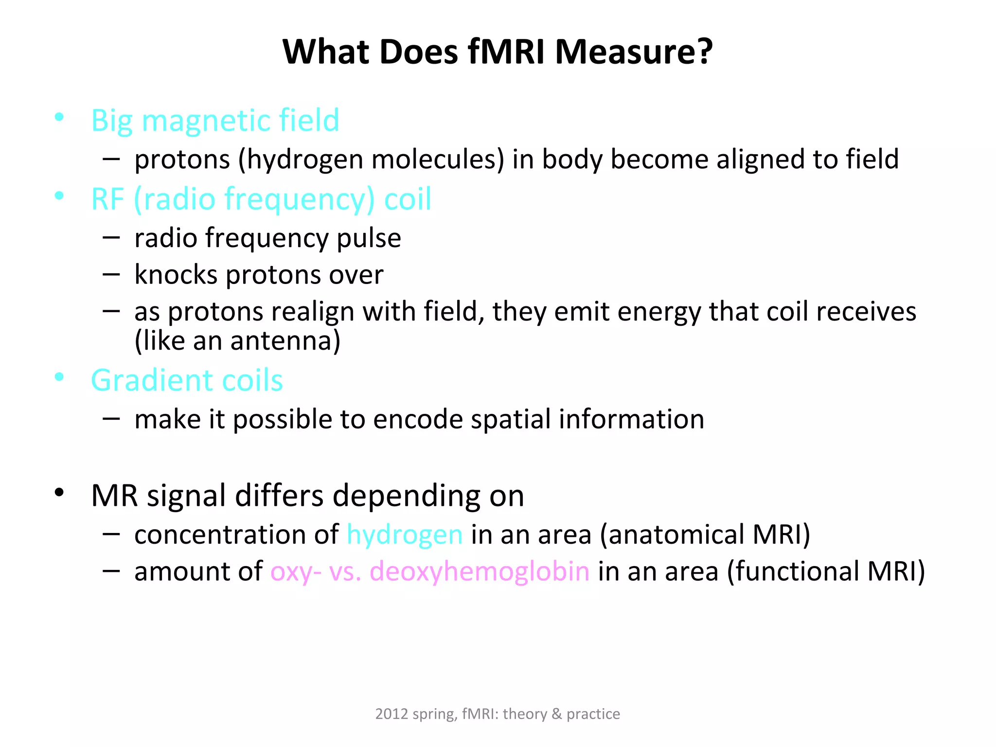 Class 1 f_mri_intro | PPT