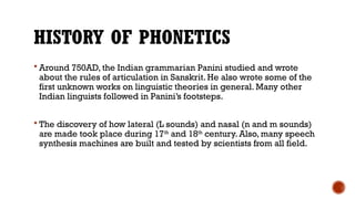 [Class 1] [For Midterm] [Fall 2024] Introduction to Phonetics and ...