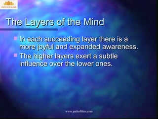 Class 1 introduction, layers of mind, mantra | PPT