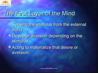 Class 1 introduction, layers of mind, mantra | PPT