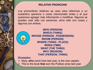 Class 1 Language - Parts of Speech - Pronouns.ppt